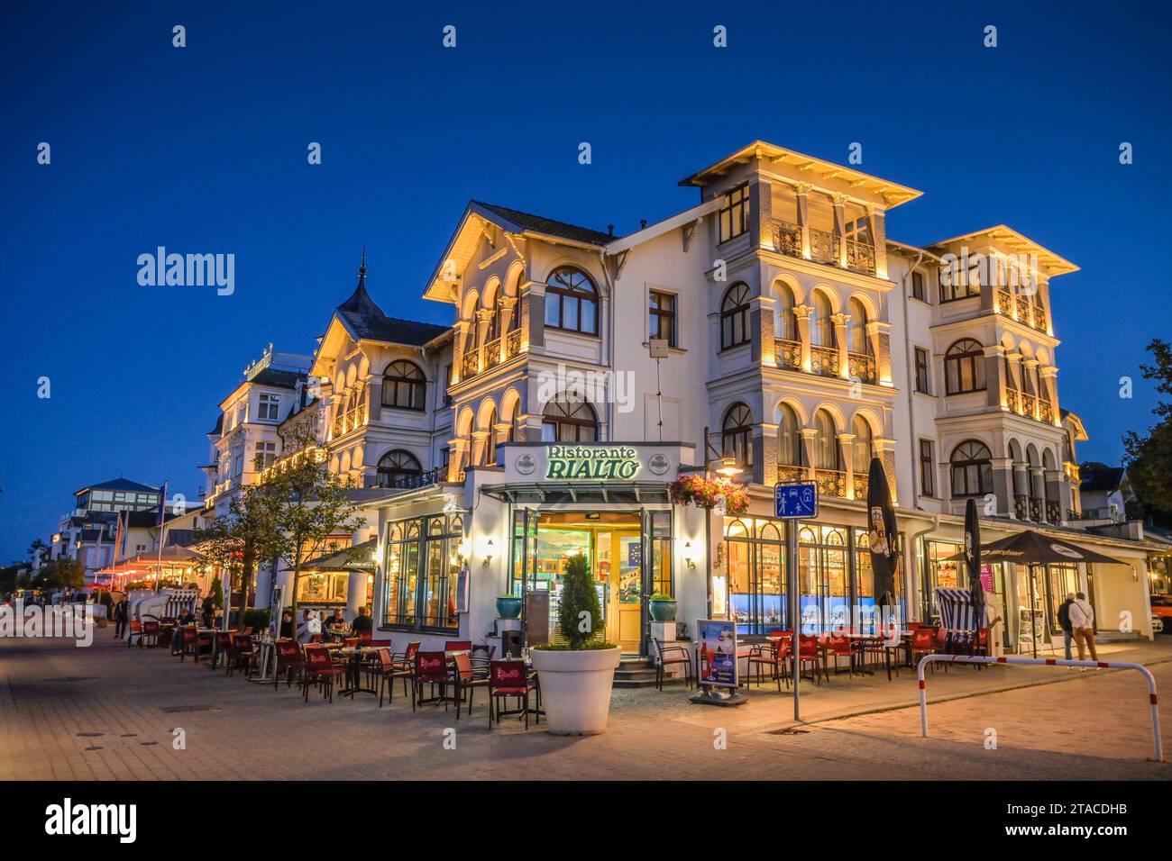 Restaurant Rialto, Hotel Ahlbecker Hof, Seestraße Ecke Dünenstraße ...