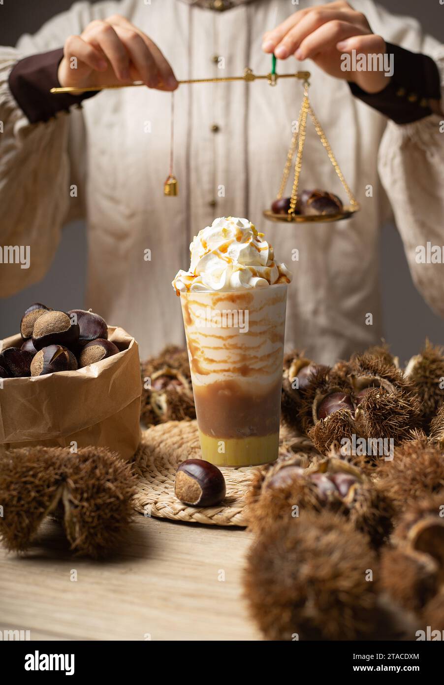 Gold topped dessert hi-res stock photography and images - Alamy