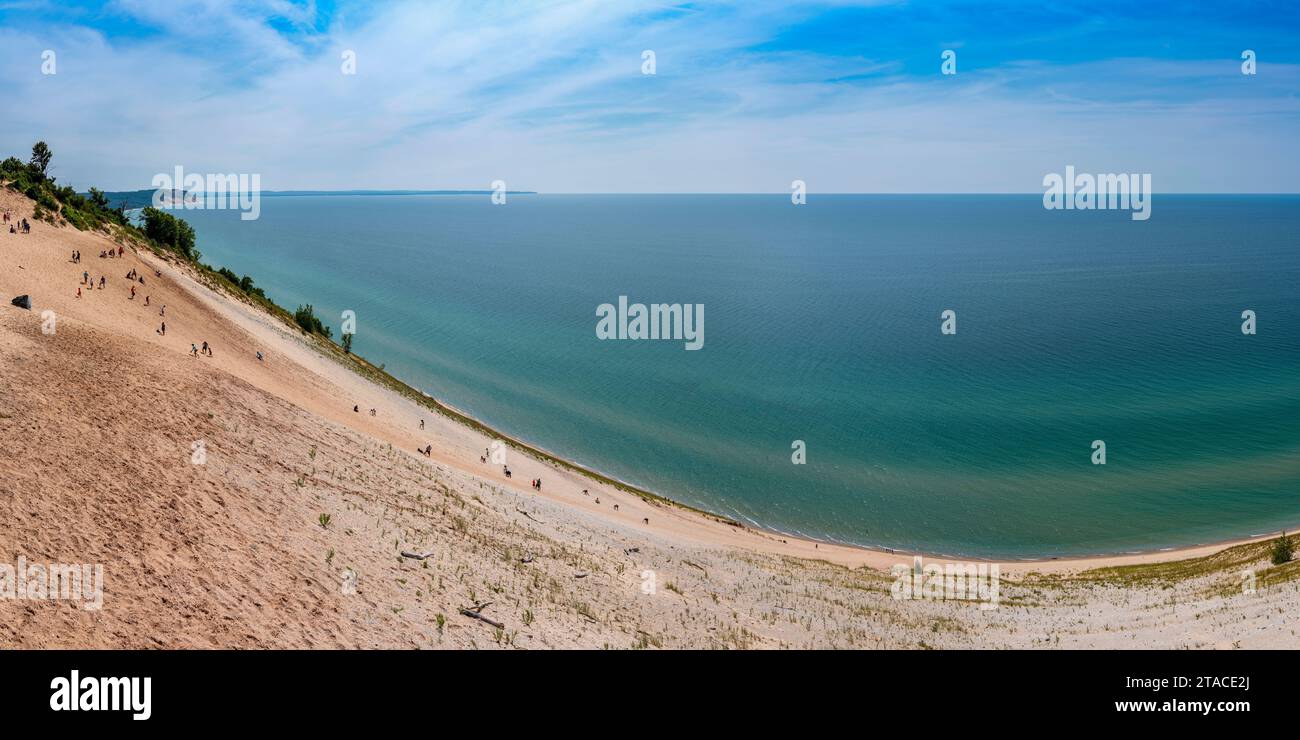 Sleeping Bear Dunes National Seashore, Empire, Michigan, USA Stock ...