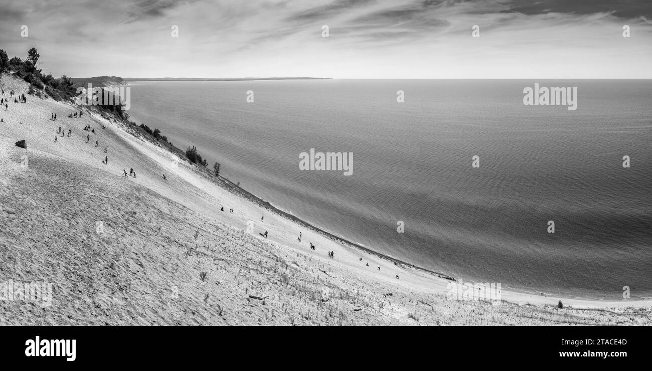 Sleeping Bear Dunes National Seashore, Empire, Michigan, USA Stock ...