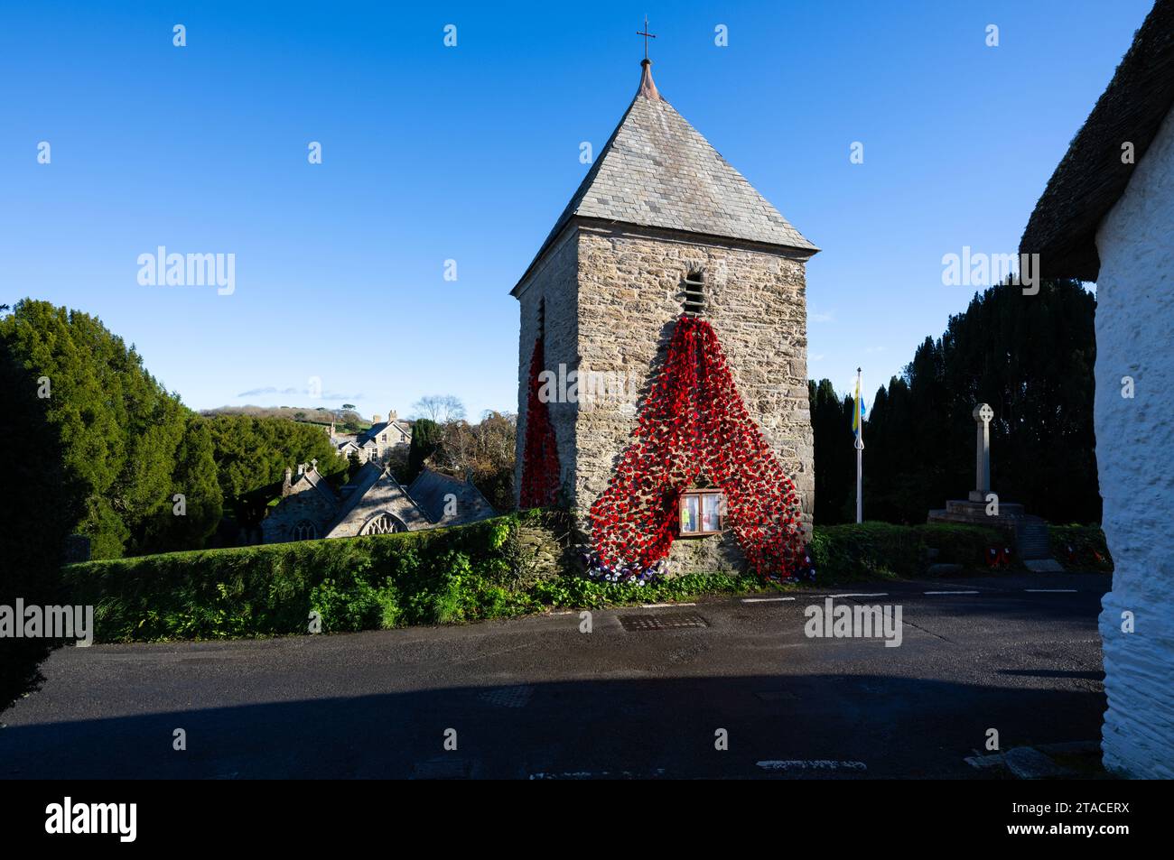 FEOCK PARISH CHURCH ST FEOCK SAINT FEOCA Stock Photo - Alamy