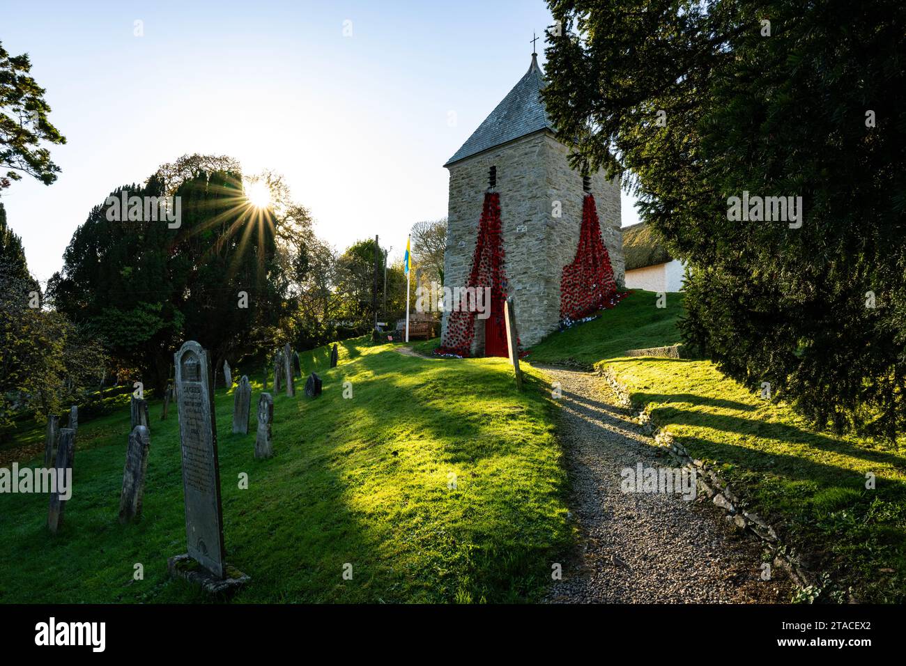 FEOCK PARISH CHURCH ST FEOCK SAINT FEOCA Stock Photo - Alamy