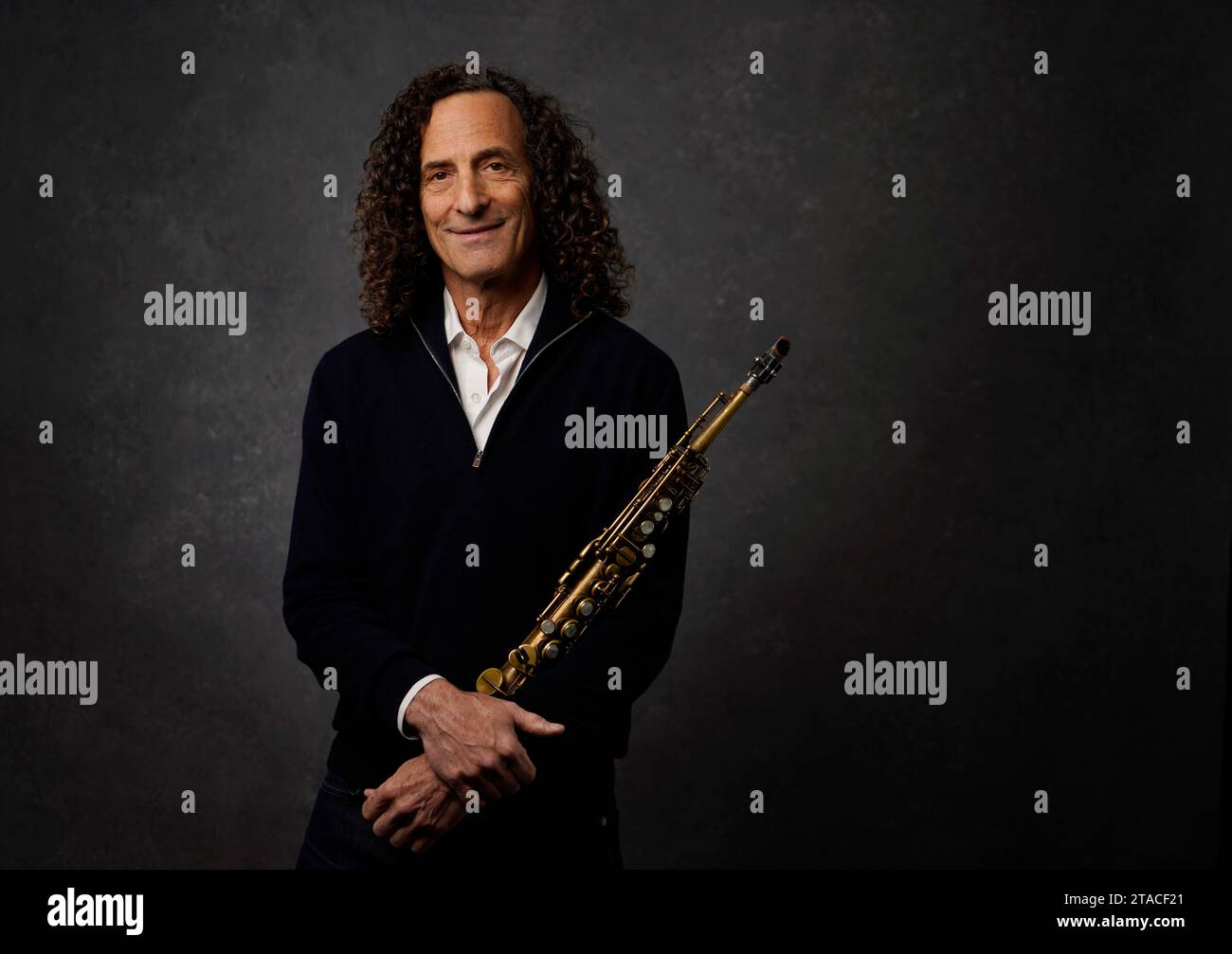 Saxophonist Kenny G poses for a portrait in Los Angeles to promote his ...