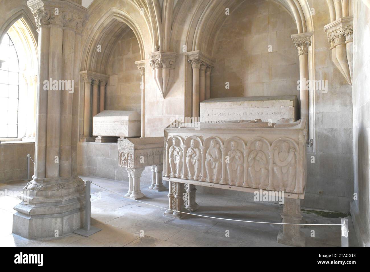 Alcobaça, Santa Maria monastery (12-18th century, gothic and baroque ...