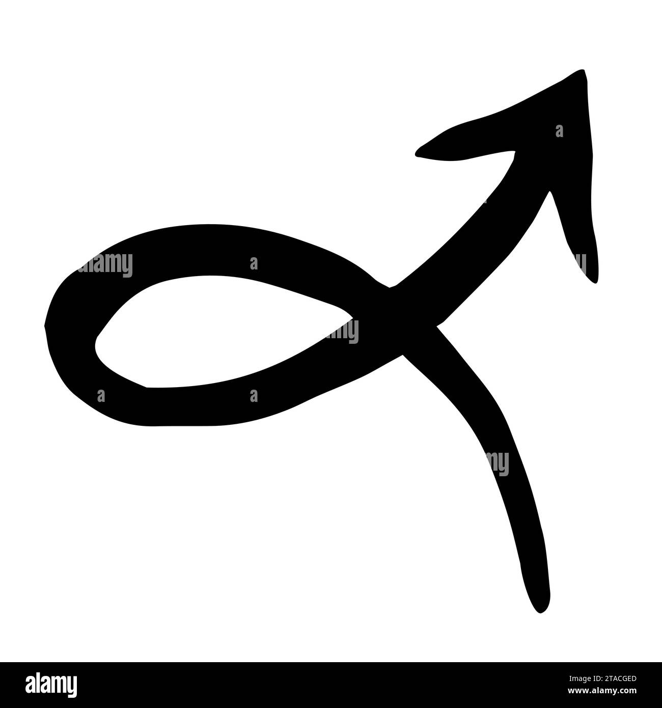 Hand painted arrow Black and White Stock Photos & Images - Alamy