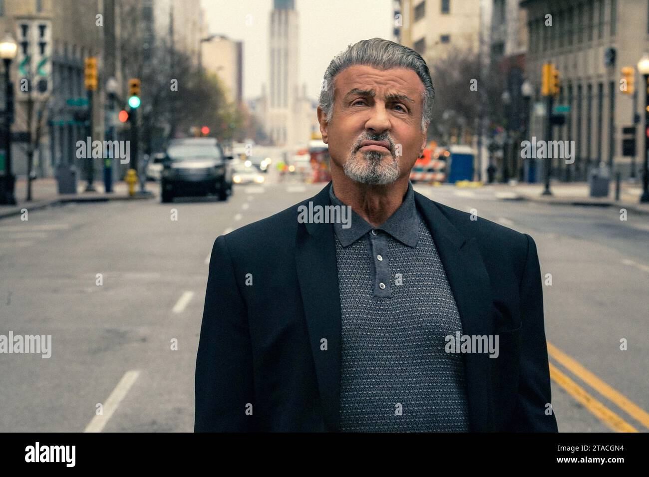 Tulsa King TV series Sylvester Stallone Stock Photo - Alamy