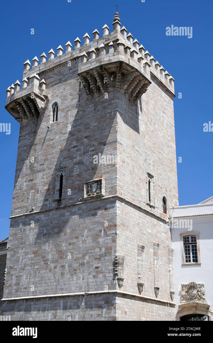 Estremoz, Castle (13th century). Evora, Alentejo, Portugal Stock Photo ...