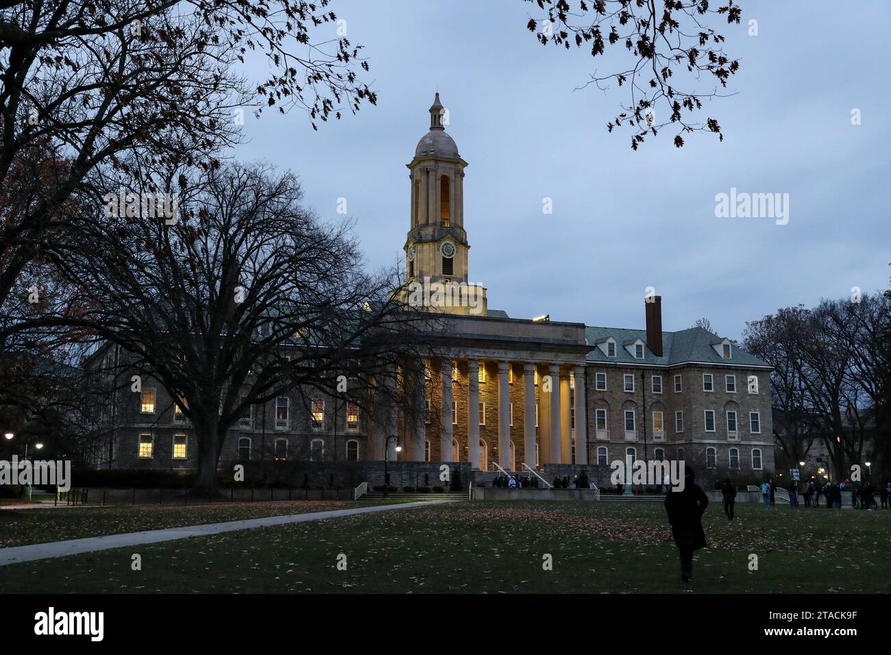 State College, United States. 29th Nov, 2023. An exterior view of the ...