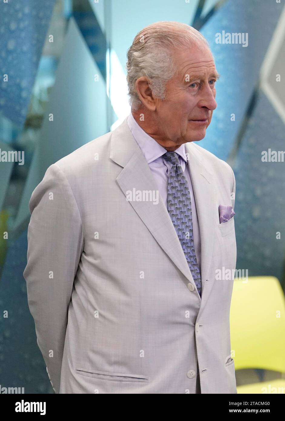 King Charles III meeting students at Heriot-Watt University Dubai ...