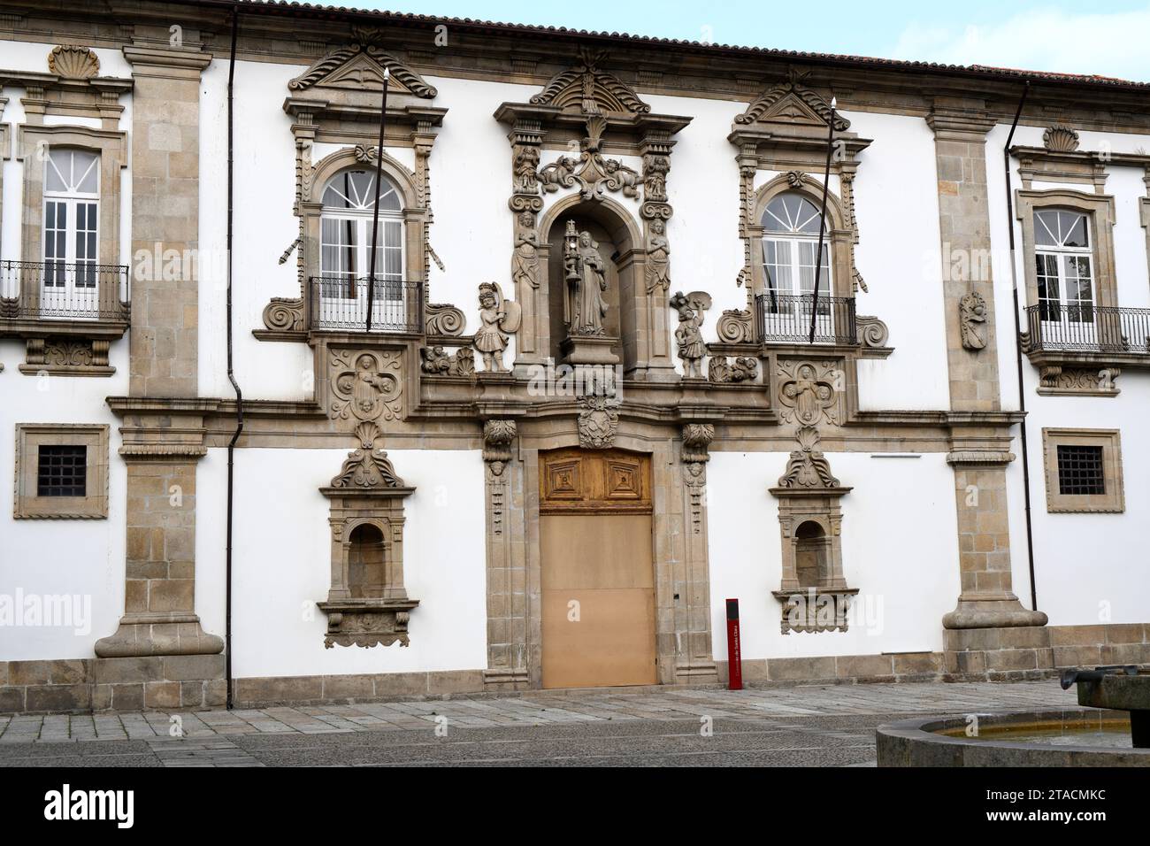 Guimaraes city (UNESCO World Heritage Site). Old Convent of Santa Clara ...