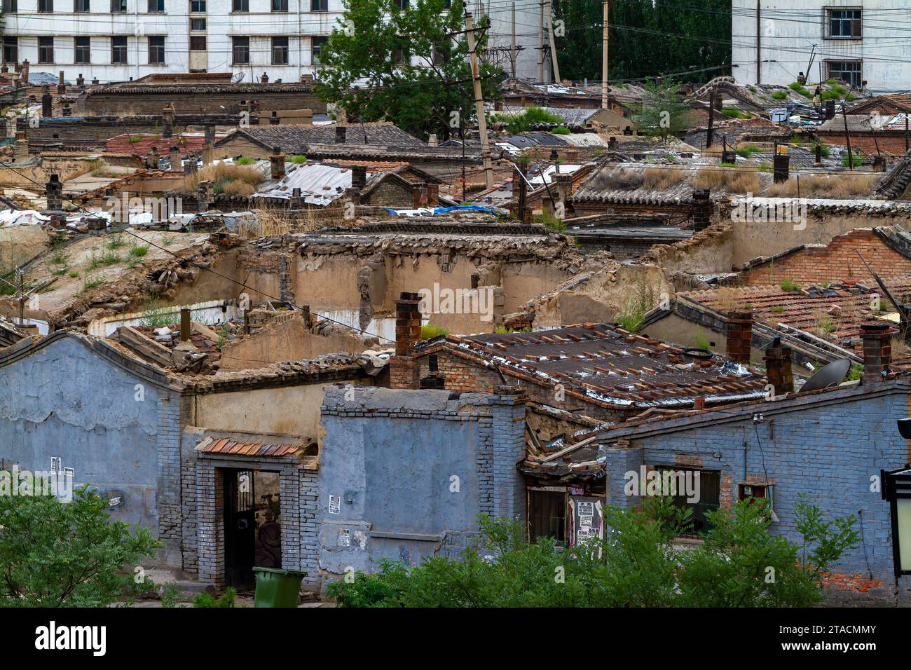 The old Neighborhood Hutongs of Datong in China Stock Photo - Alamy
