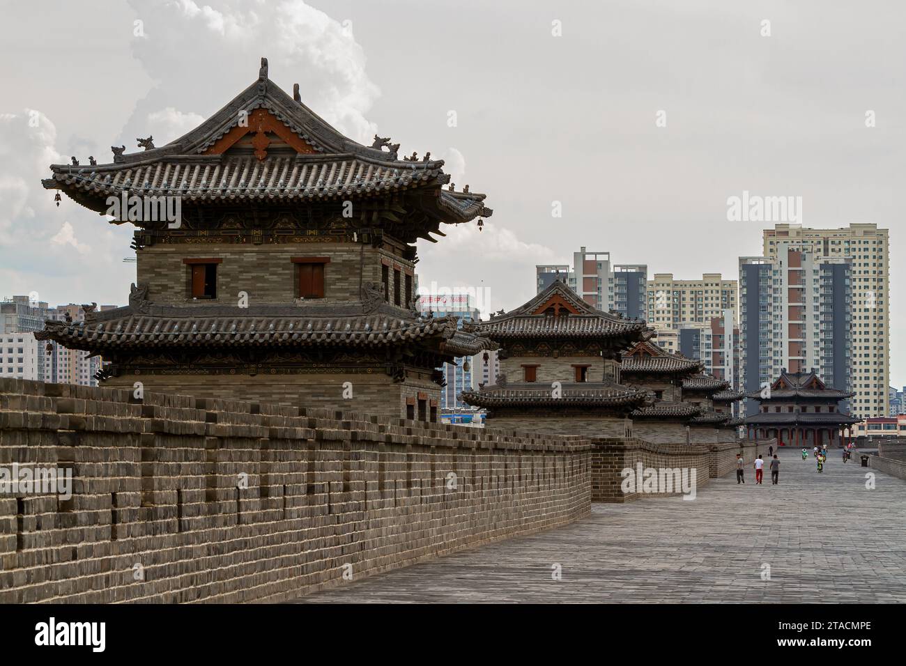 The City wall of Datong in China Stock Photo - Alamy