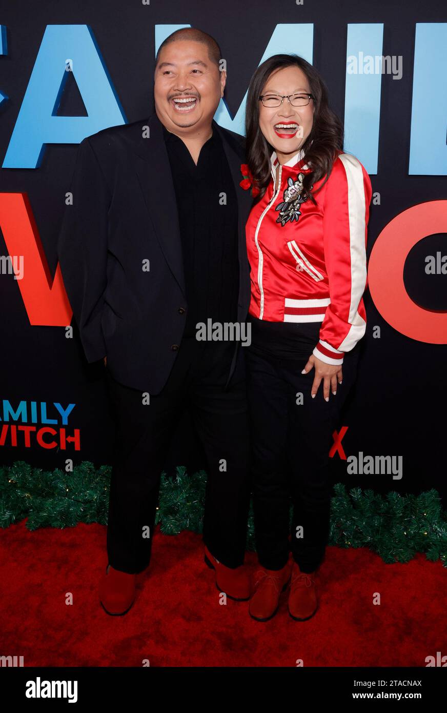 Los Angeles, Ca. 29th Nov, 2023. Jason Rodel, Helen Hong at the Netflix ...