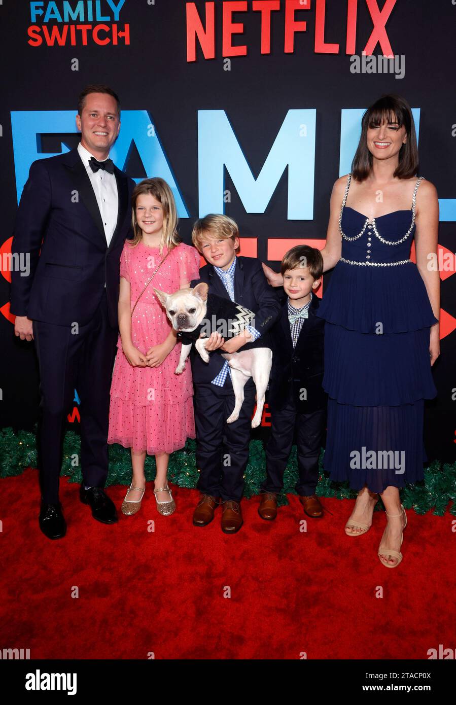 Los Angeles, Ca. 29th Nov, 2023. Ben Everard, Family at the Netflix LA ...