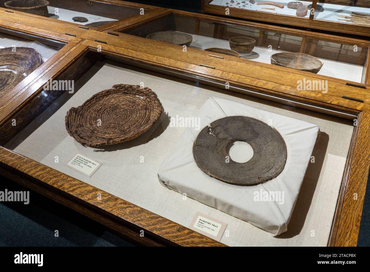 A 1000-year old Native American Fremont Culture basketry artifacts in ...