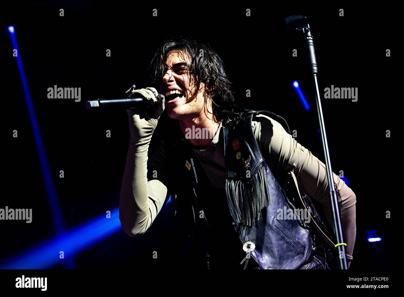 Milano, Italy. 29th Nov, 2023. Italian singer, Naska performs during a ...