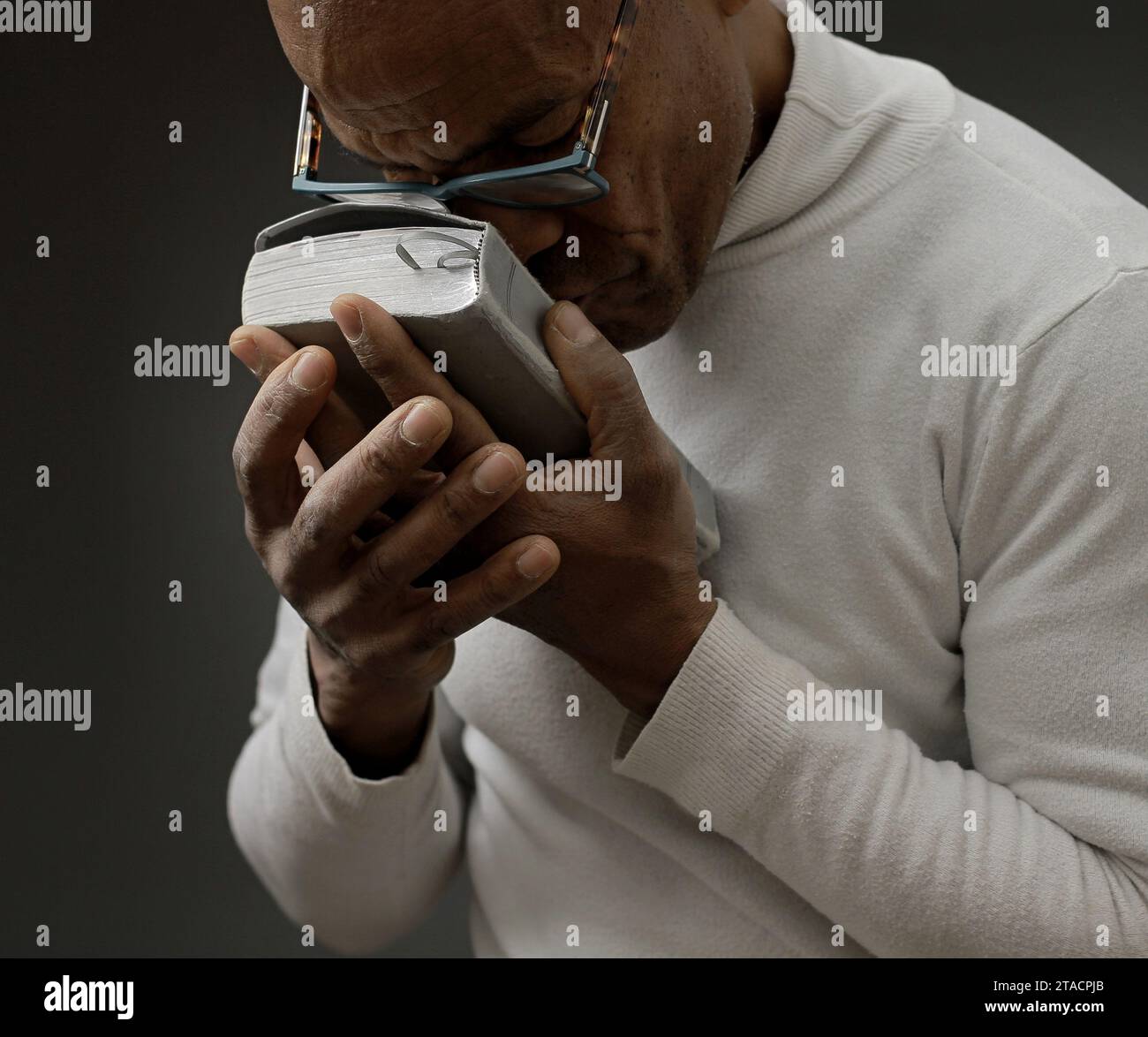 praying to god on gray background with people stock image stock photo ...