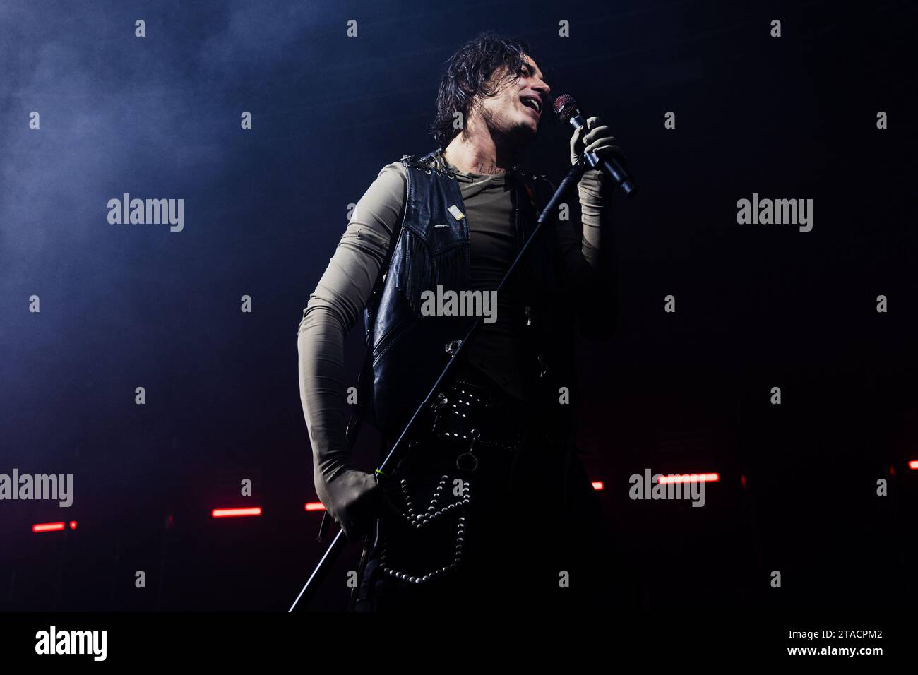 Milano, Italy. 29th Nov, 2023. Italian singer, Naska performs during a ...