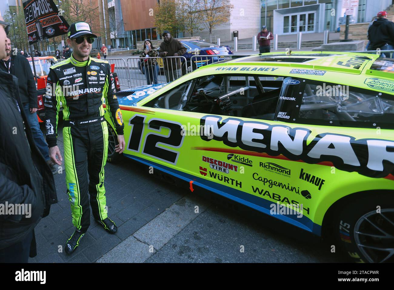Nashville, TN, USA. 29th Nov, 2023. Ryan Blaney at NASCAR Champions ...