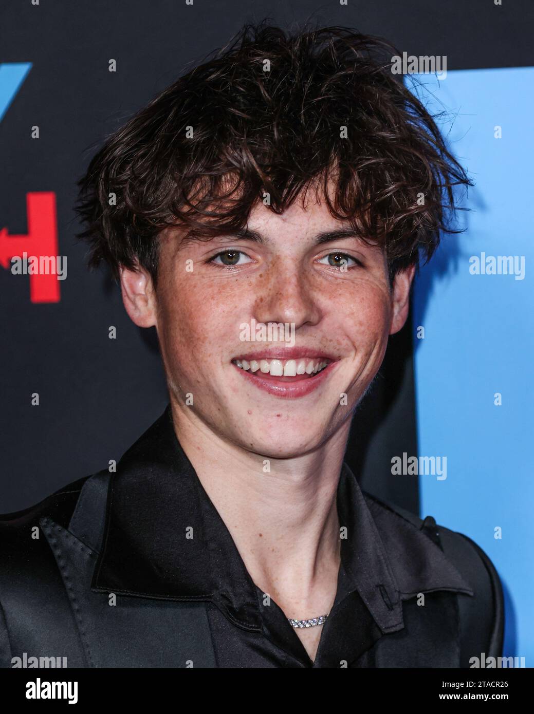 LOS ANGELES, CALIFORNIA, USA - NOVEMBER 29: American actor Brady Noon arrives at the Los Angeles ...