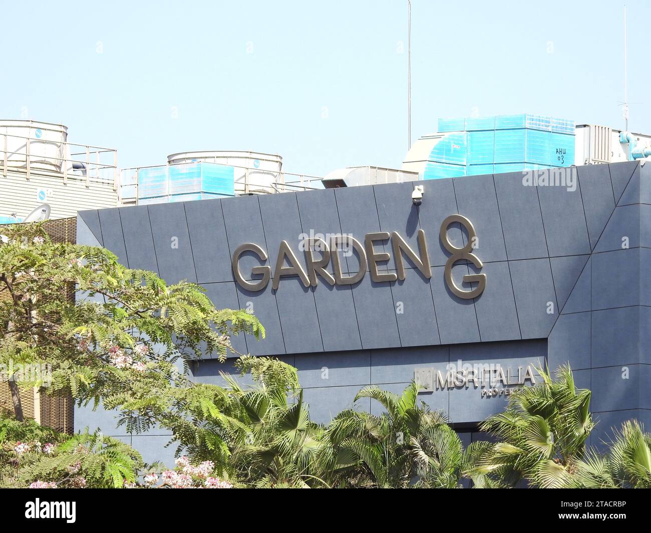 Cairo, Egypt, September 23 2022: Garden 8, a luxury commercial ...