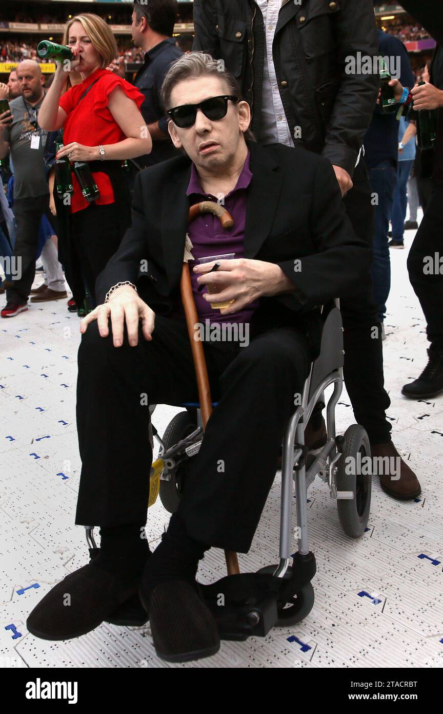 File photo dated 22/7/17 of Shane MacGowan at the U2 concert at Croke ...