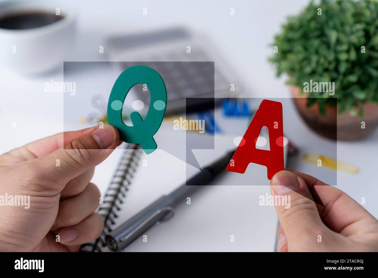 Question and answer concept Stock Photo - Alamy