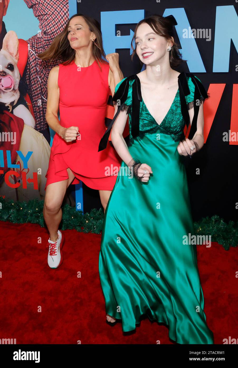 LOS ANGELES, CA - NOVEMBER 29: Jennifer Garner, Emma Myers, at the ...