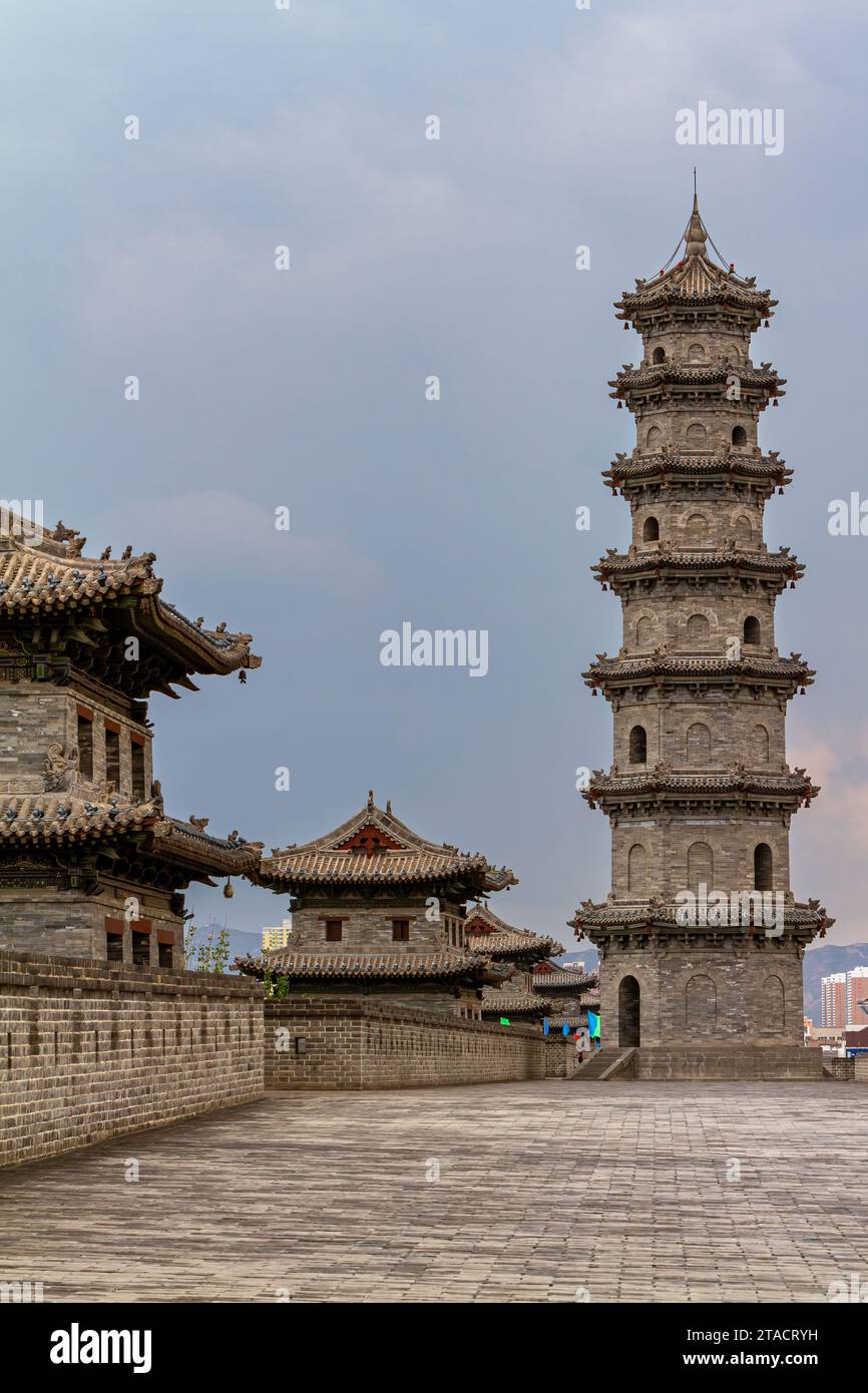 The City wall of Datong in China Stock Photo - Alamy