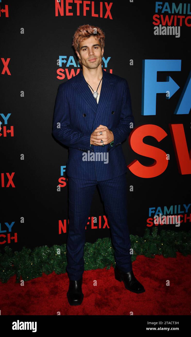 LOS ANGELES, CALIFORNIA - NOVEMBER 29: Sebastian Quinn attends the ...
