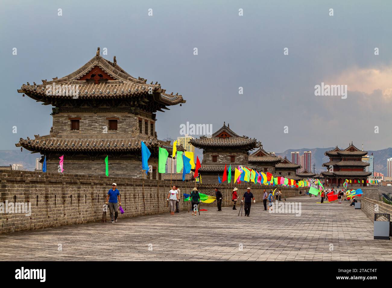 The City wall of Datong in China Stock Photo - Alamy