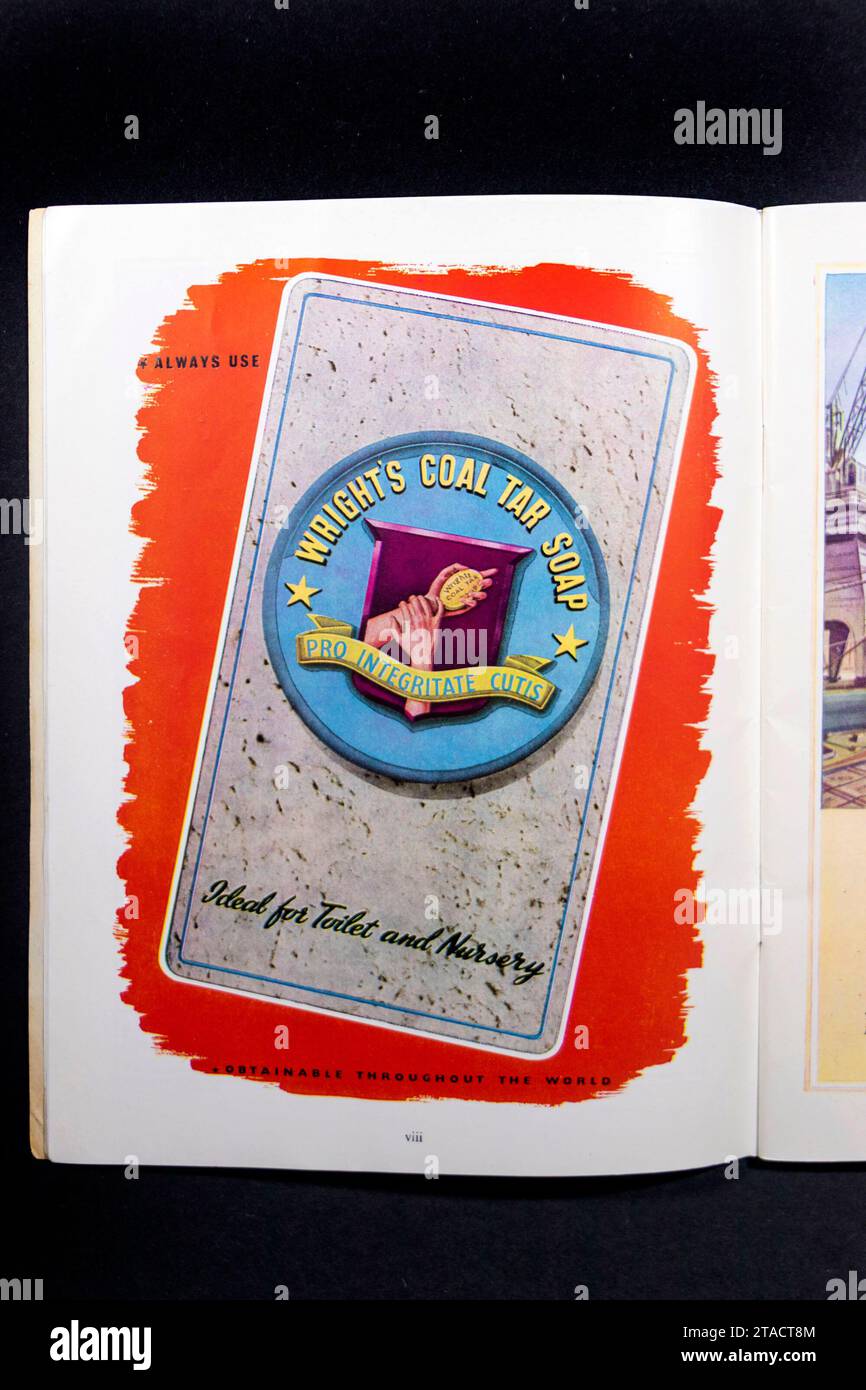 wrights coal tar soap advertisement from 1951 guide to the festival of ...