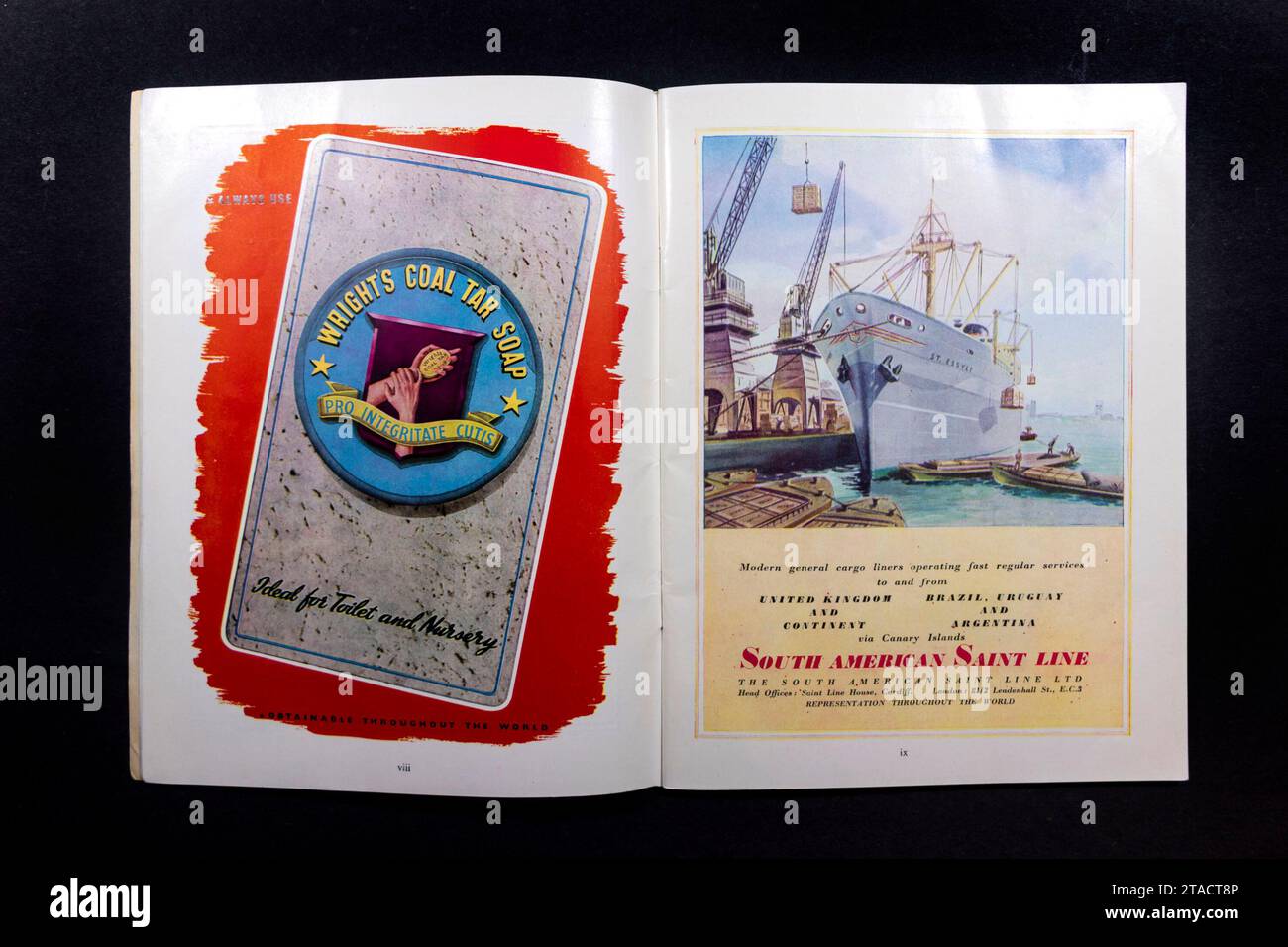 awrights coal tar soap dvertisement from 1951 guide to the festival of ...