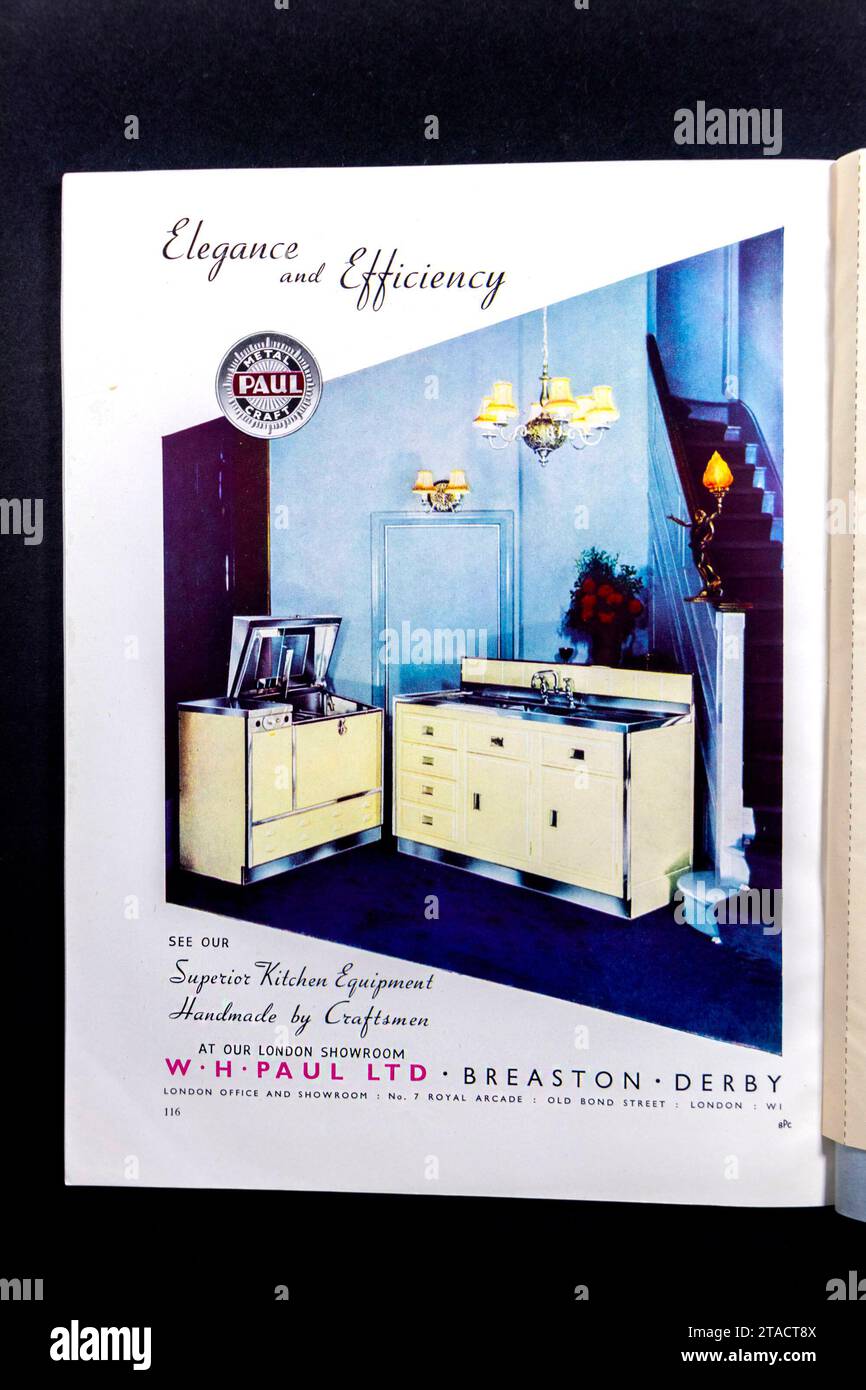 Paul kitchen equipment advertisement from 1951 guide to the festival of ...