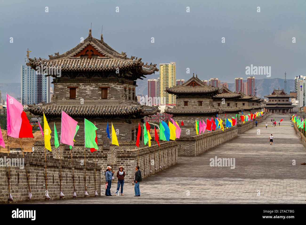 The City wall of Datong in China Stock Photo - Alamy
