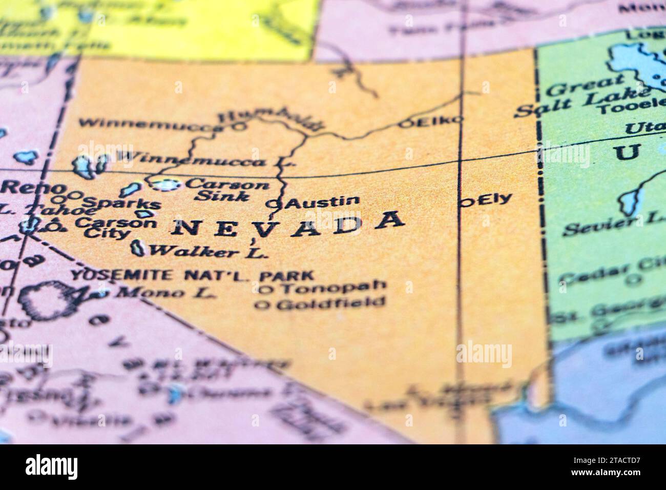 Old map nevada hi-res stock photography and images - Alamy