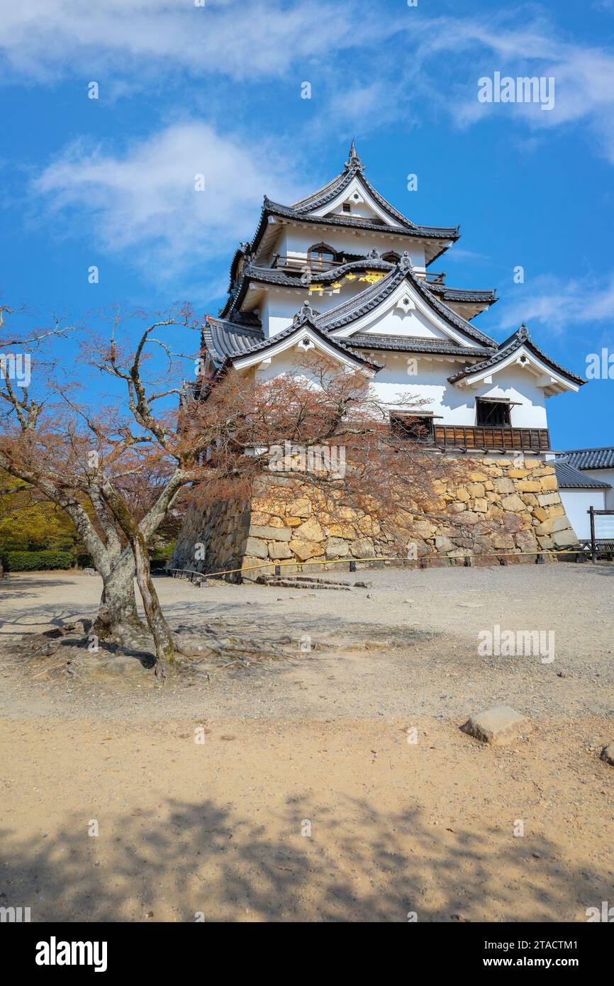 Shiga, Japan - April 3 2023: Hikone Castle completed in 1622, a ...