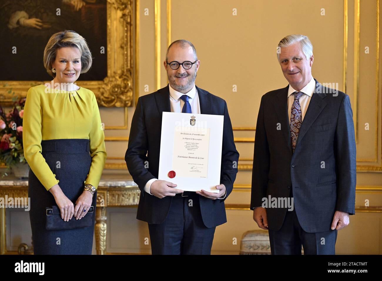 Brussels, Belgium. 30th Nov, 2023. King Philippe - Filip of Belgium ...