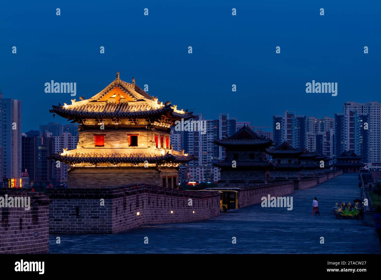 The City wall of Datong in China Stock Photo - Alamy
