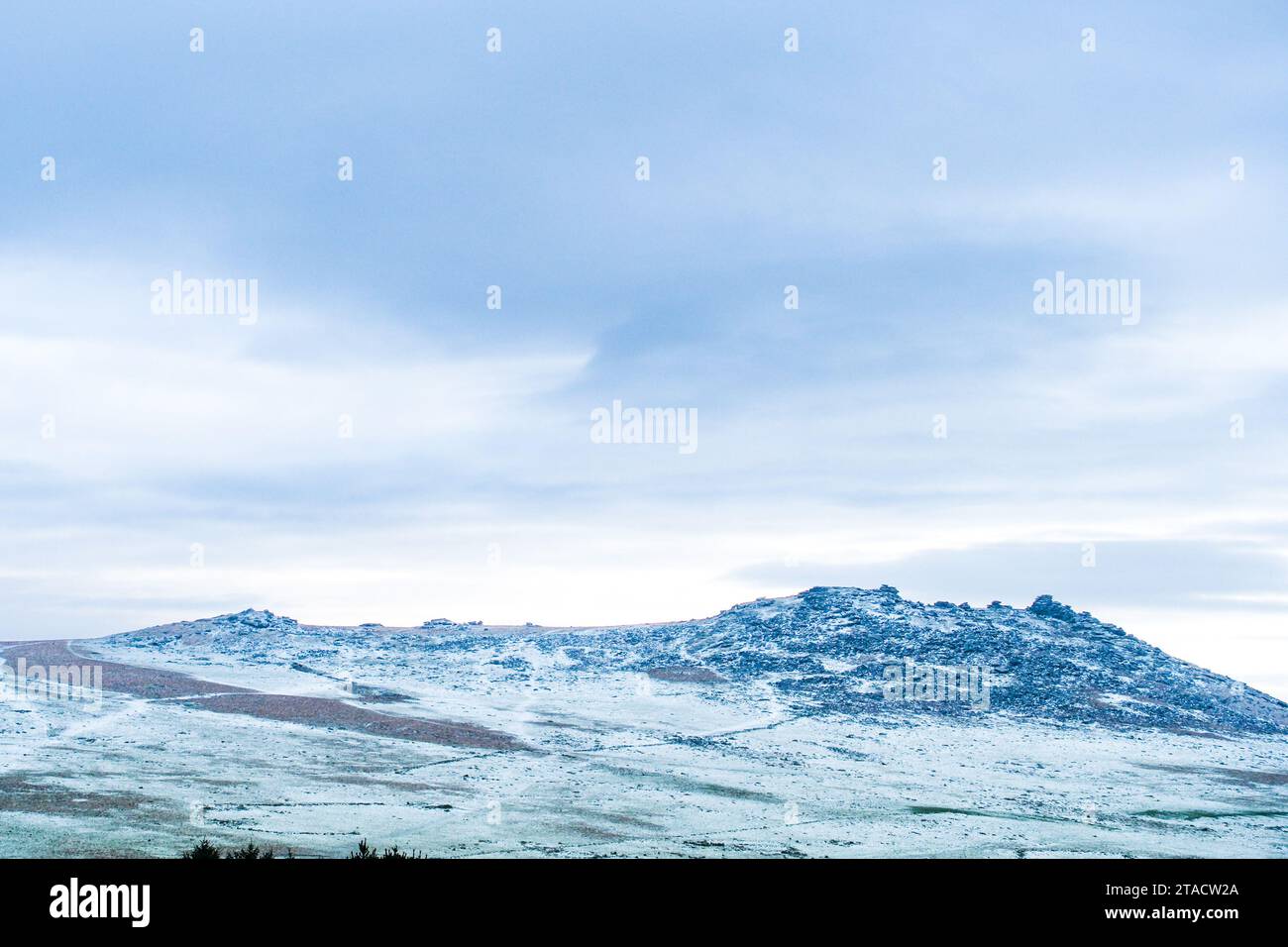 Bodmin Moor, Cornwall, UK. 30th November 2023. UK Weather. With strong ...