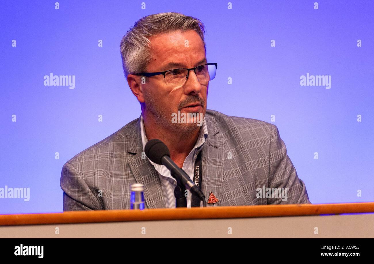 Edinburgh, United Kingdom. 30 November, 2023 Pictured: Robert Thorburn ...