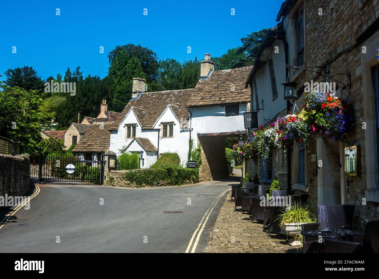 The old and historic village of Castle Coombe Stock Photo - Alamy