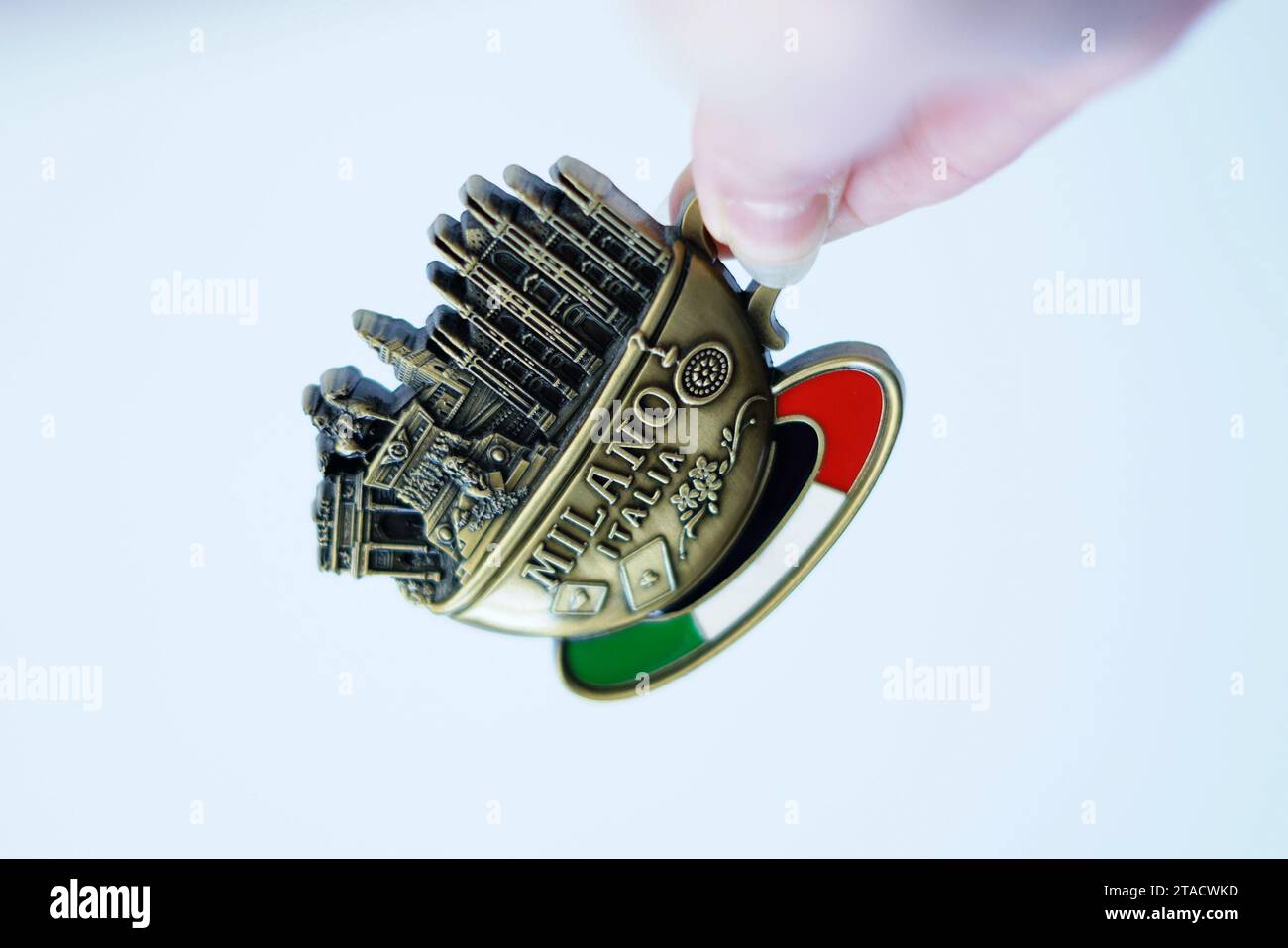 Milano symbol, Magnets Stock Photo - Alamy