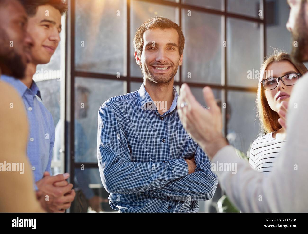 Business conversations different people hi-res stock photography and ...