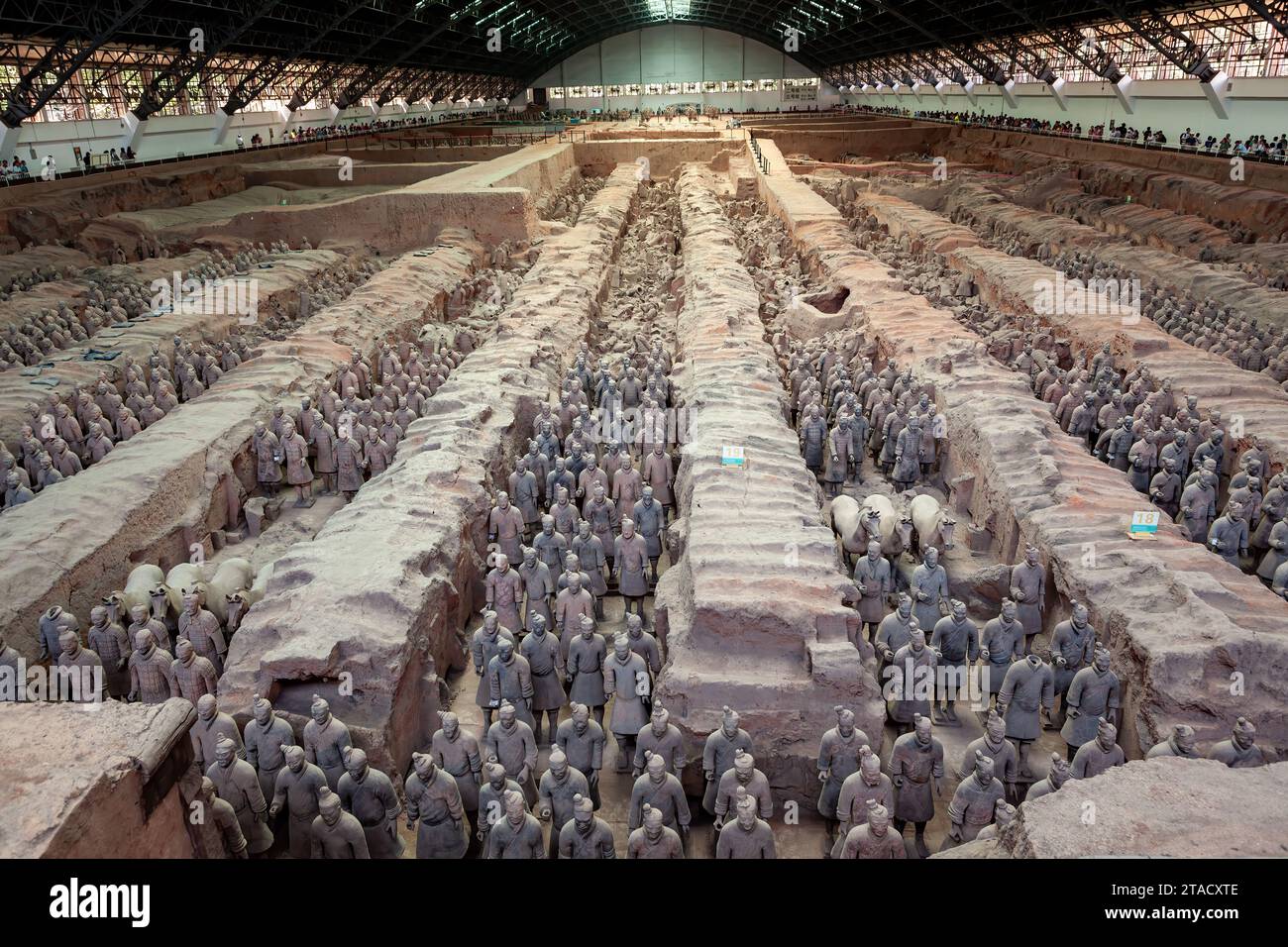The Terracotta Army of Xian in China Stock Photo - Alamy