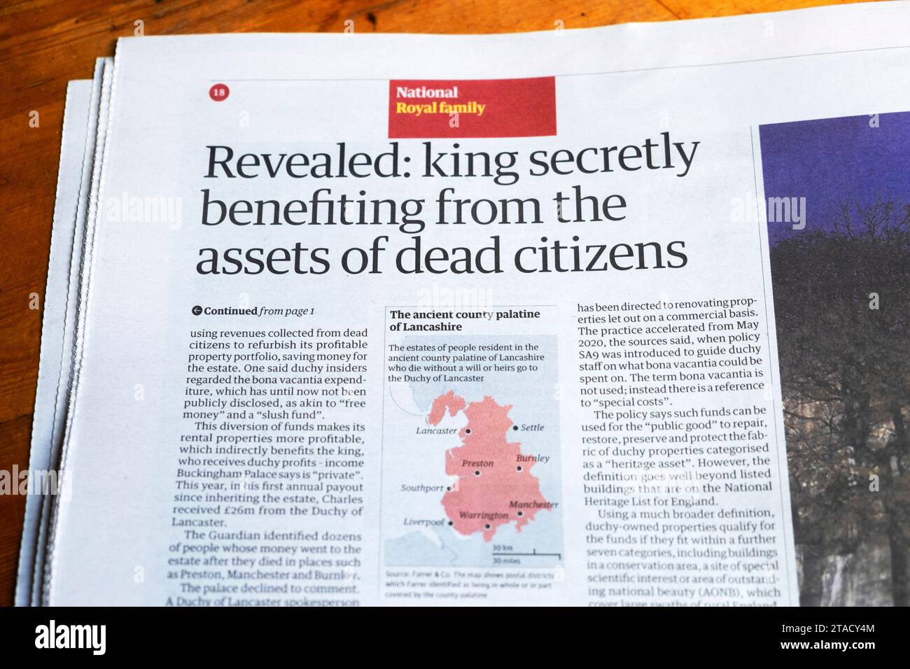 'Revealed: how the king secretly profits from dead citizens' assets ...