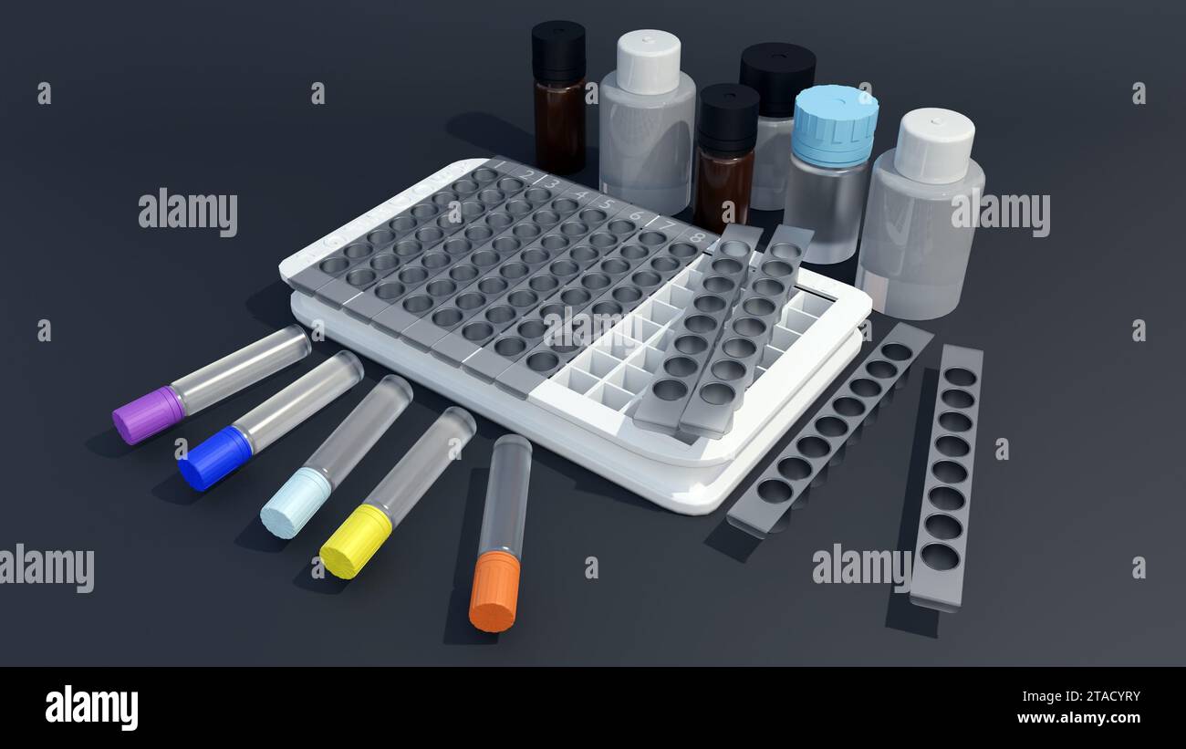 Enzyme-linked immunosorbent assay (ELISA) kits removeable plate strips ...