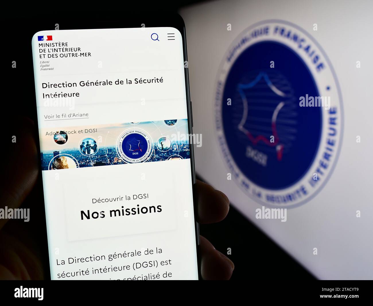 Directorate general for internal security hi-res stock photography and ...