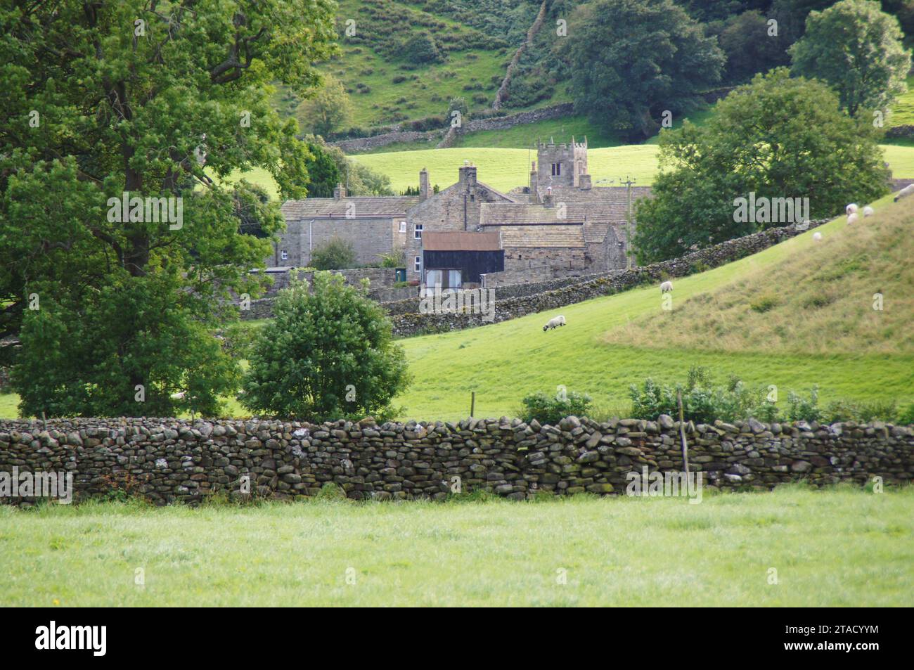 The Village of Muker, Swaledale, Yorkshire Dales, North Yorkshire ...