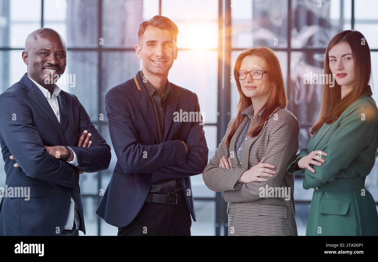 Woman with arms crossed over chest hi-res stock photography and images ...